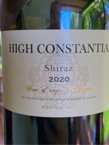 High Constantia Shiraz | Vivino US