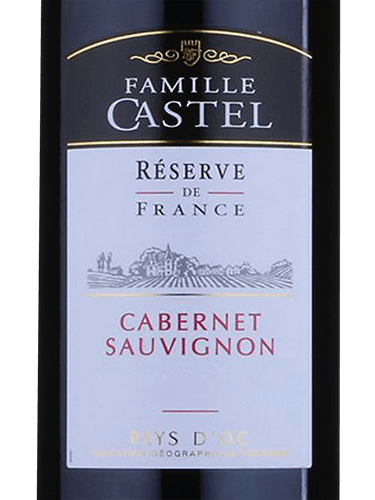 Maison Castel Réserve de France Cabernet Sauvignon | Vivino English