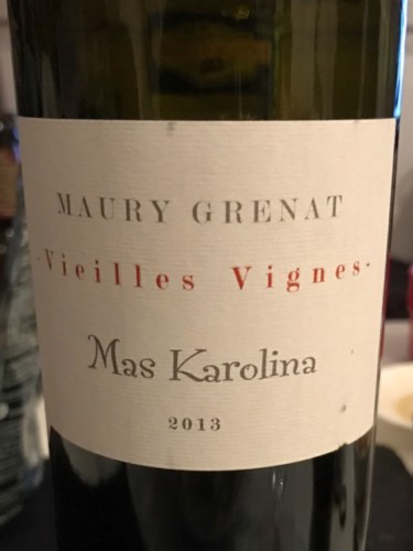 Mas Karolina Vieilles Vignes Maury Grenat | Vivino US
