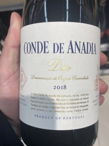 2018 Palacio Anadia Conde de Anadia Branco | Vivino US