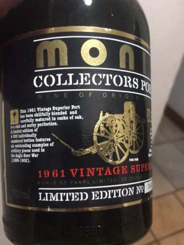 1961 Monis Vintage Superior Collectors Port | Vivino US