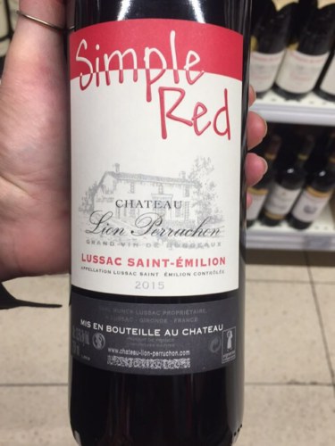 Château Lion Perruchon Simple Red Lussac Saint-Émilion | Vivino US