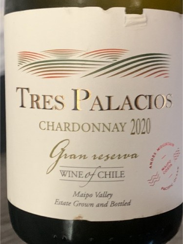 Tres Palacios Gran Reserva Chardonnay | Vivino English
