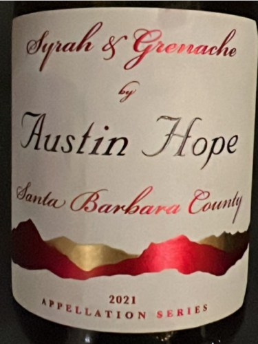 Austin Hope Syrah - Grenache | Vivino US