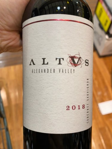 2019 Altvs Cabernet Sauvignon | Vivino US