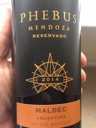 2019 Phebus Reservado Malbec | Vivino