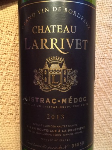 2013 Château Larrive Listrac-Médoc | Vivino US