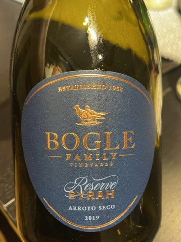 Bogle Reserve Syrah Arroyo Seco | Vivino US