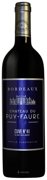2014 Château du Puy-Faure Cuvée No 41 Bordeaux | Vivino US