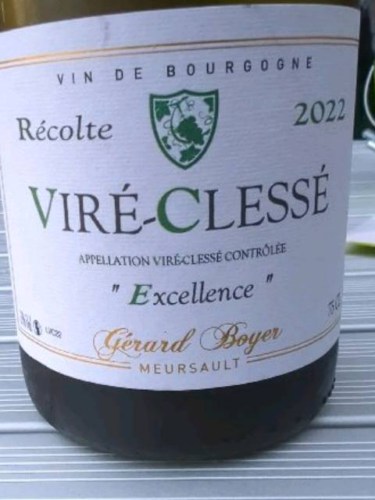 Gerard Boyer Excellence Viré-Clessé | Vivino US