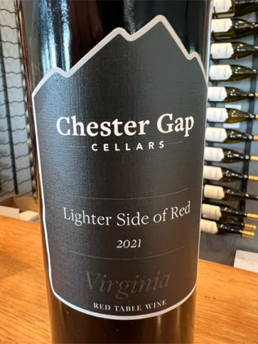 Chester Gap Cellars Lighter Side of Red | Vivino US