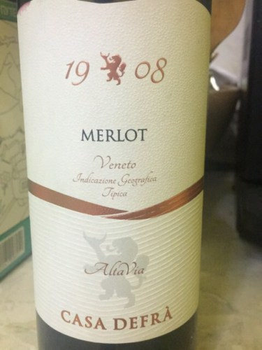 2014 Casa Defrà 1908 Merlot | Vivino US