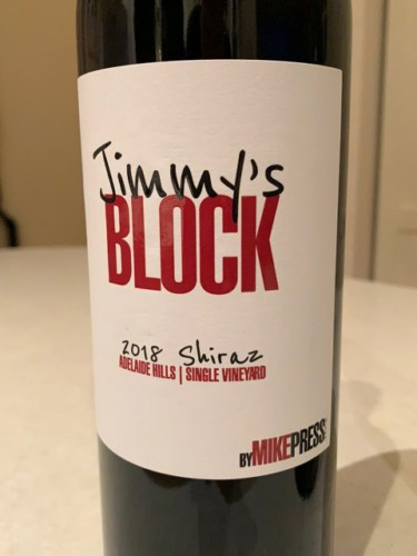 Mike Press Jimmy's Block Single Vineyard Shiraz | Vivino US