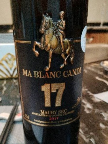 Les Vignerons de Maury Ma Blanc Candi 17 Maury Sec | Vivino English