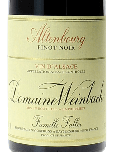 2019 Domaine Weinbach Pinot Noir 'Altenbourg' | Vivino US