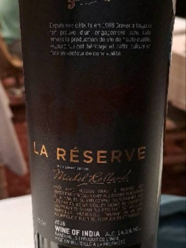 2018 Grover Zampa La Réserve | Vivino US