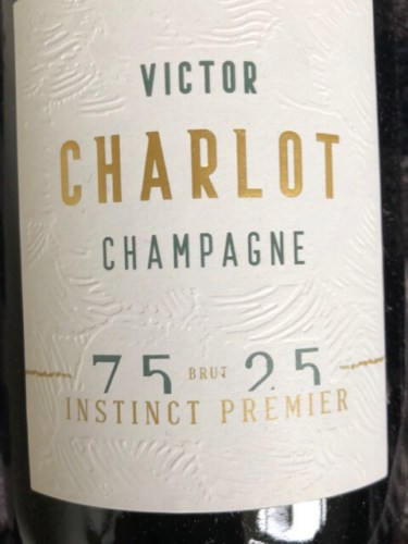 Victor Charlot 75 - 25 Instinct Premier Brut Champagne | Vivino US