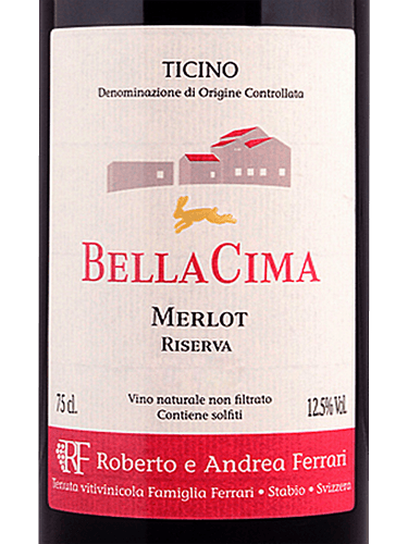 Roberto e Andrea Ferrari Bella Cima Merlot Riserva | Vivino Australia