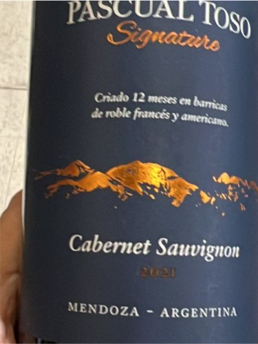 Pascual Toso Signature Cabernet Sauvignon | Vivino 日本