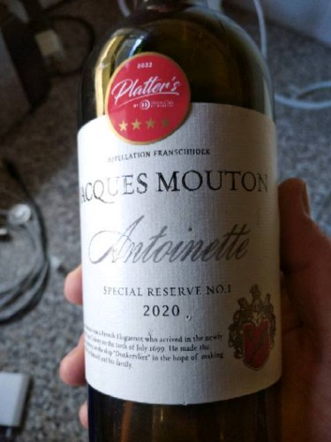 Jacques Mouton Antoinette Special Reserve No. 1 | Vivino English