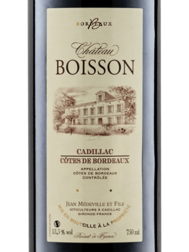 Château Boisson Cadillac - Côtes de Bordeaux | Vivino US