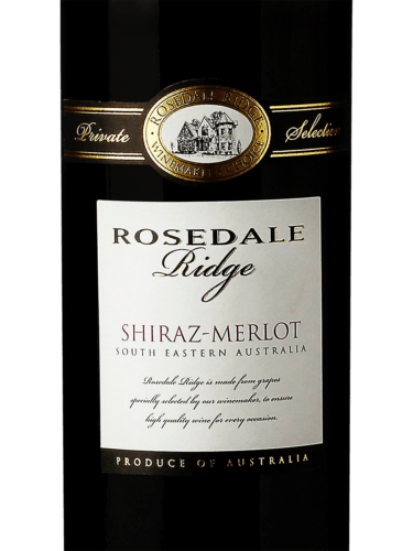 2019 Rosedale Ridge Private Selection Shiraz - Merlot | Vivino US