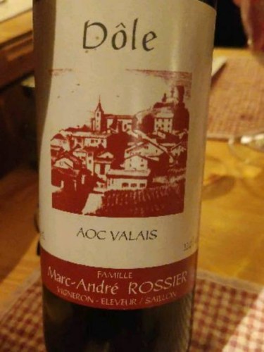 Famille Marc-Andre Rossier Dôle | Vivino US