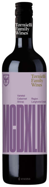 Tornielli Family Wines MCDXLIX Cabernet - Shiraz | Vivino US