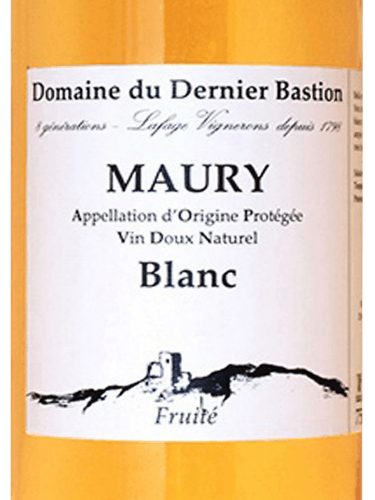 Domaine du Dernier Bastion Maury Blanc | Vivino US