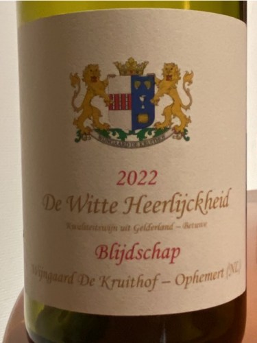 Wijngaard De Kruithof Blijdschap | Vivino US
