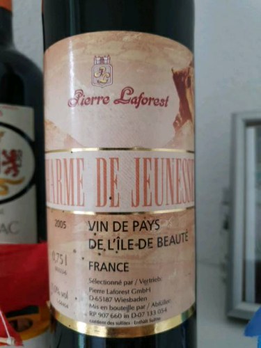 2005 Pierre Laforest Charme de Jeunesse | Vivino US