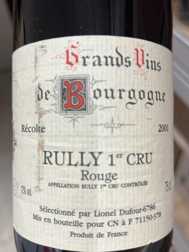 Lionel Dufour Rully 1er Cru Rouge | Vivino US