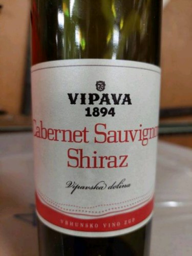 Vipava Cabernet Sauvignon - Shiraz | Vivino US