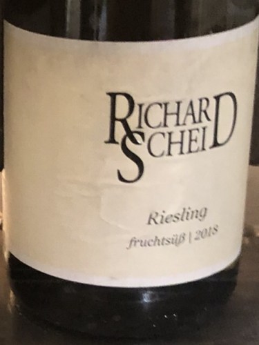 Richard Scheid Riesling Fruchtsüss | Vivino US