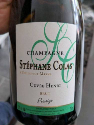 Stéphane Colas Cuvée Henri Prestige Brut Champagne | Vivino US