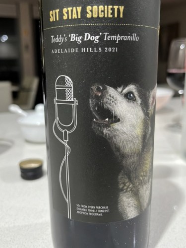 Sit Stay Society Teddy's Big Dog Tempranillo | Vivino US