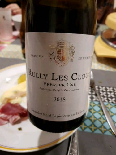 Rene Lapierre Rully Premier Cru 'Les Cloux' | Vivino Brasil