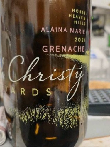 Joseph Christy Alaina Marie Grenache | Vivino English