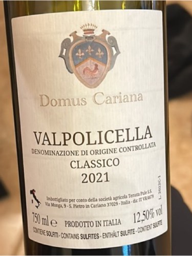 Domus Cariana Valpolicella Classico | Vivino US