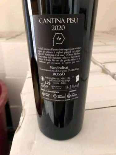 Cantina Pisu Luigi Mandrolisai Rosso | Vivino US