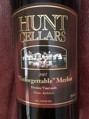 Hunt Cellars Unforgettable Destiny Vineyards Merlot | Vivino US