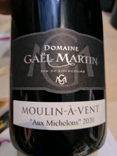 Domaine Gaël Martin Moulin-à-Vent 'Aux Michelons' | Vivino 日本