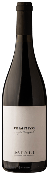 2022 Miali Single Vineyard Primitivo | Vivino US