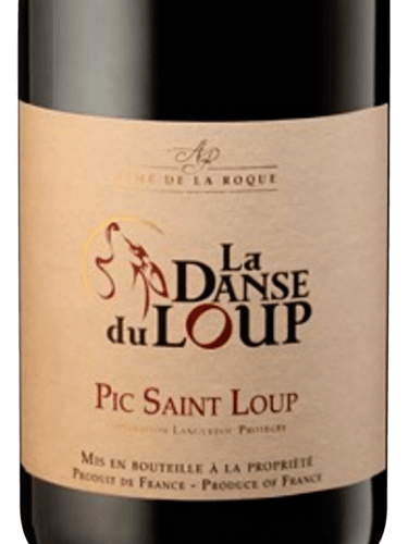 Aimé de la Roque La Danse du Loup Pic Saint Loup | Vivino Français