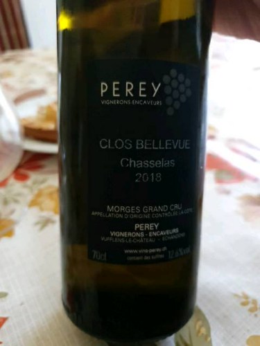 Perey Clos Bellevue Chasselas Grand Cru | Vivino US