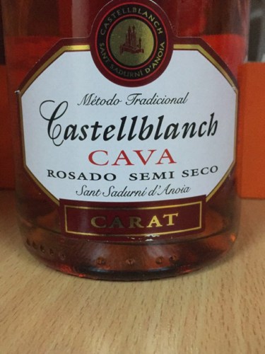 Castellblanc (Castellblanch) Cava Carat Rosado Semi Seco | Vivino US