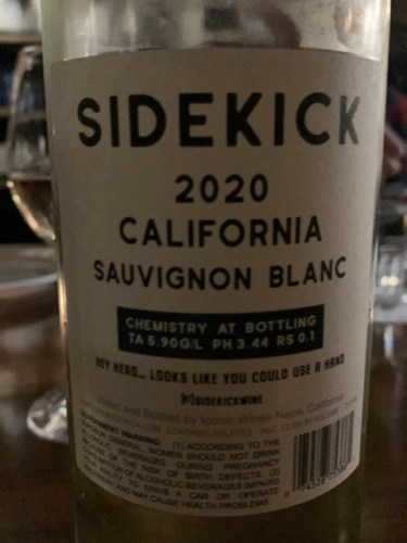 Iconic Wines Sidekick Sauvignon Blanc | Vivino US