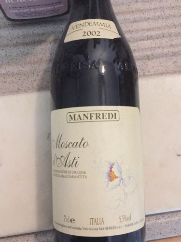 2002 Manfredi Moscato d'Asti | Vivino US