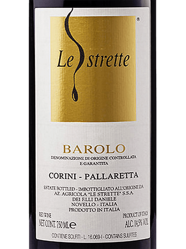 Le Strette Corini - Pallaretta Barolo | Vivino US