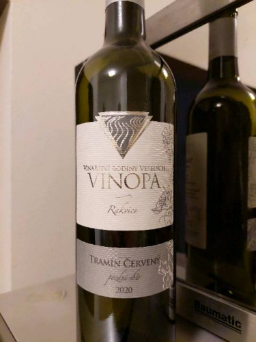 Vinopa Tramín Červený Pozdni Sbèr | Vivino US